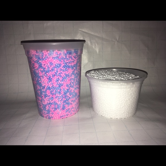 Other | Slime Foam Balls Nerdz Blue Pink And White Beads | Poshmark